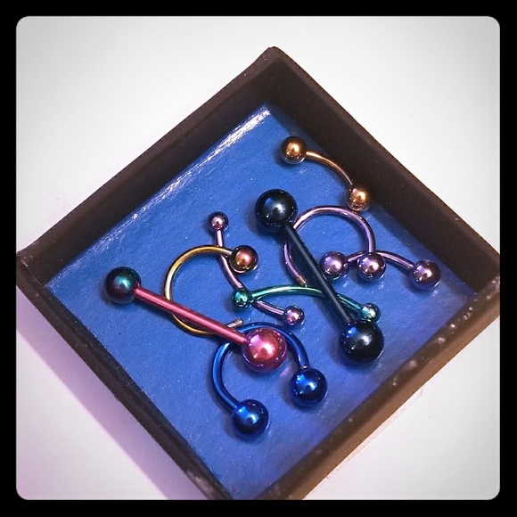 orazio | Jewelry | Surgical Steel Assorted Body Jewlery New | Poshmark